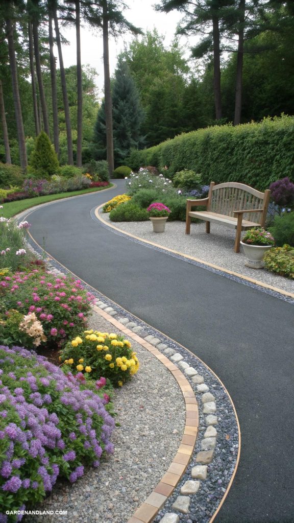 10 Stunning Asphalt Driveway Ideas to Elevate Your Garden's Curb Appeal